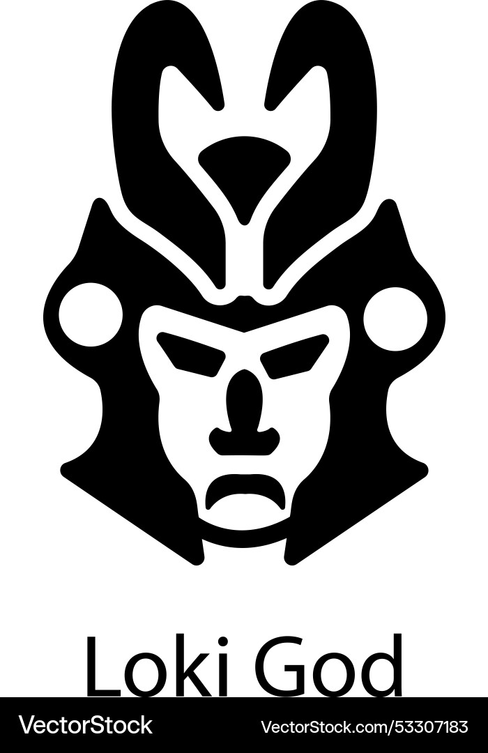 Loki god Royalty Free Vector Image - VectorStock
