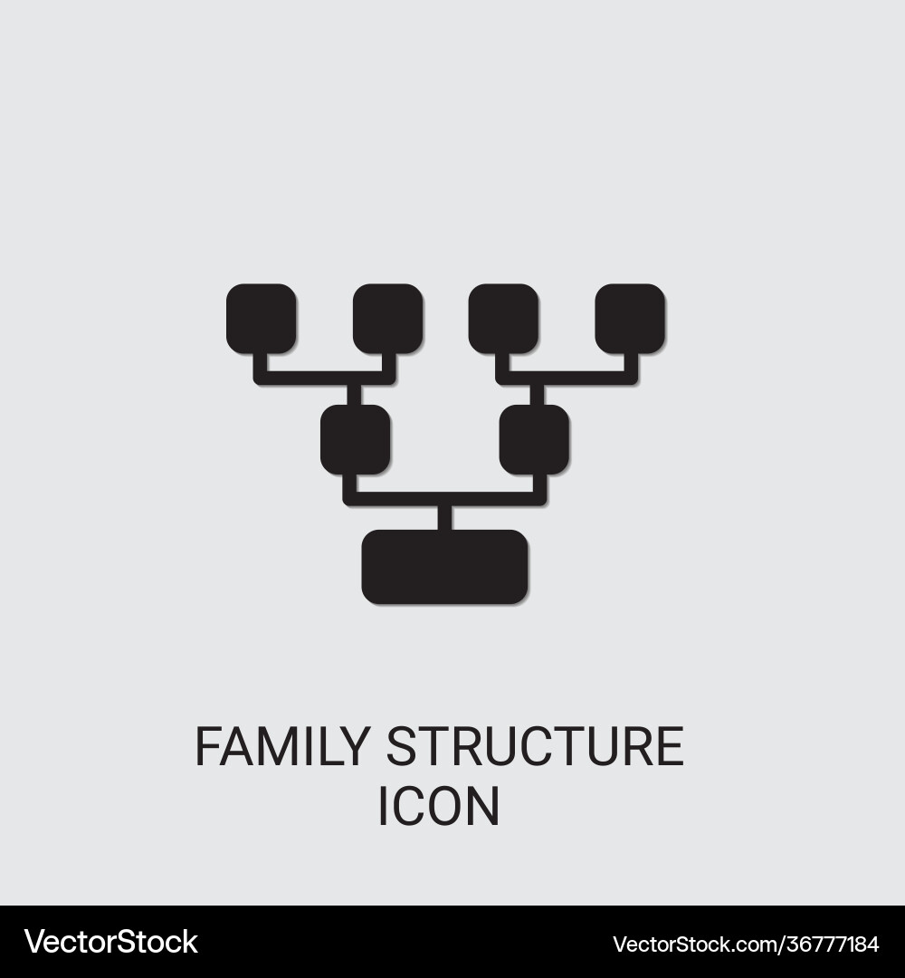 Family structure icon Royalty Free Vector Image