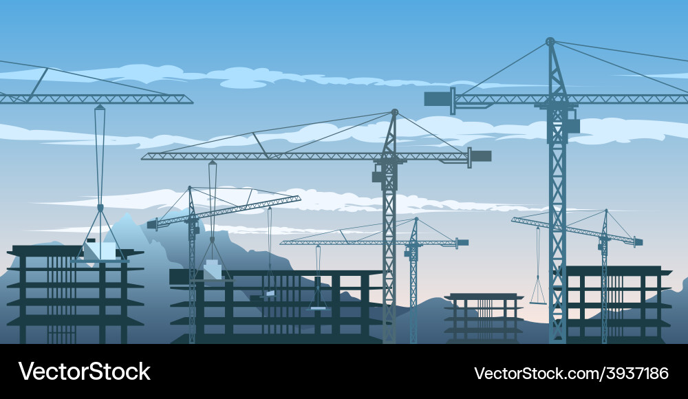 Building area pattern Royalty Free Vector Image