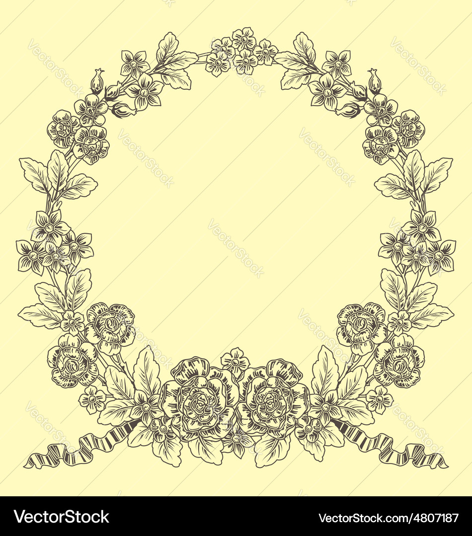 Vintage laurel Royalty Free Vector Image - VectorStock