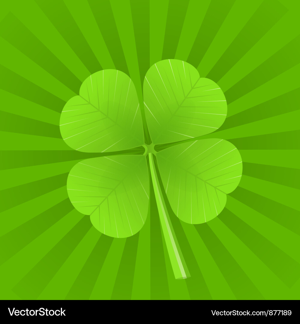 Clover Royalty Free Vector Image - VectorStock