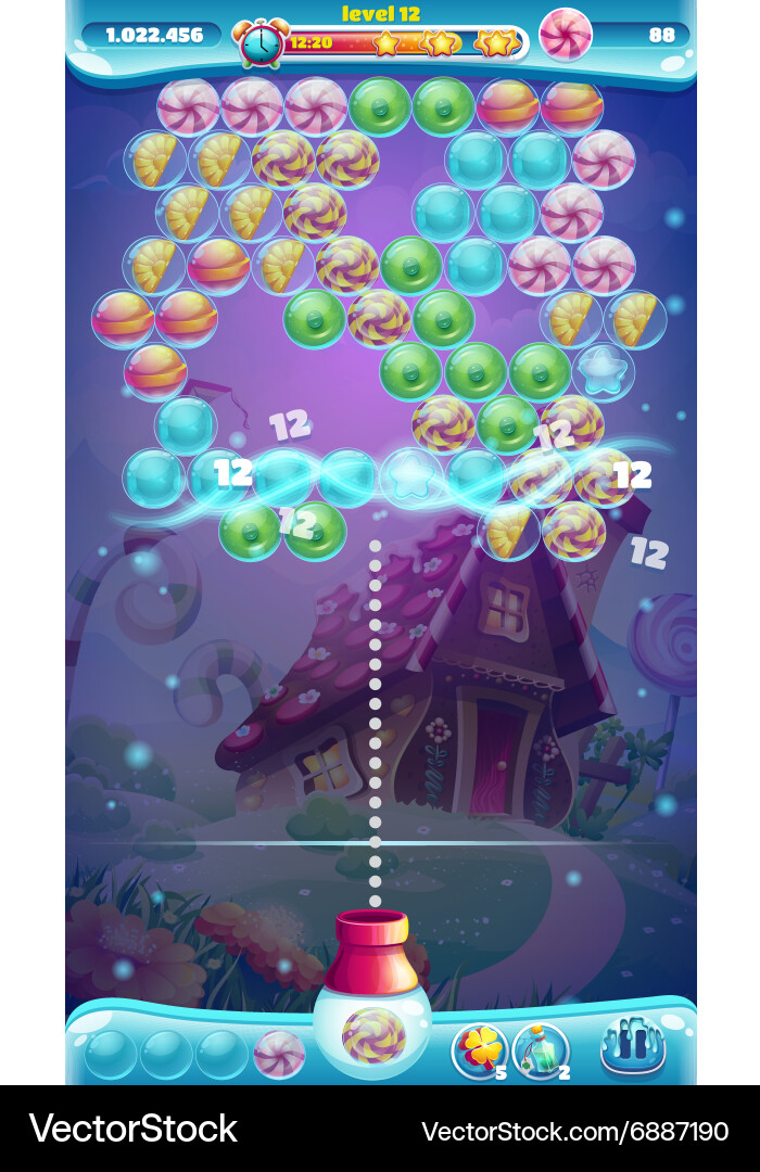 Bubble Shooter Game Vector Images (38)