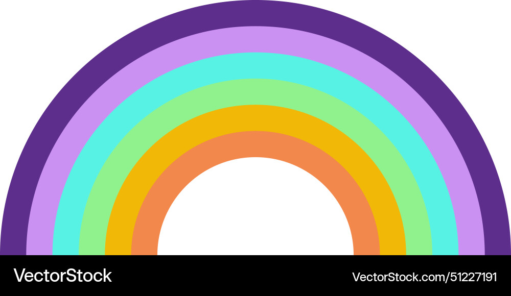 Of rainbow icon Royalty Free Vector Image - VectorStock