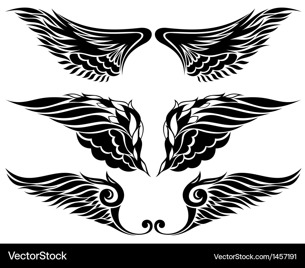 Wings Royalty Free Vector Image - VectorStock