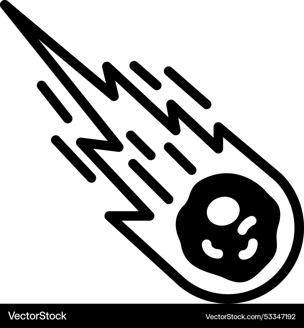 Comet Royalty Free Vector Image - VectorStock