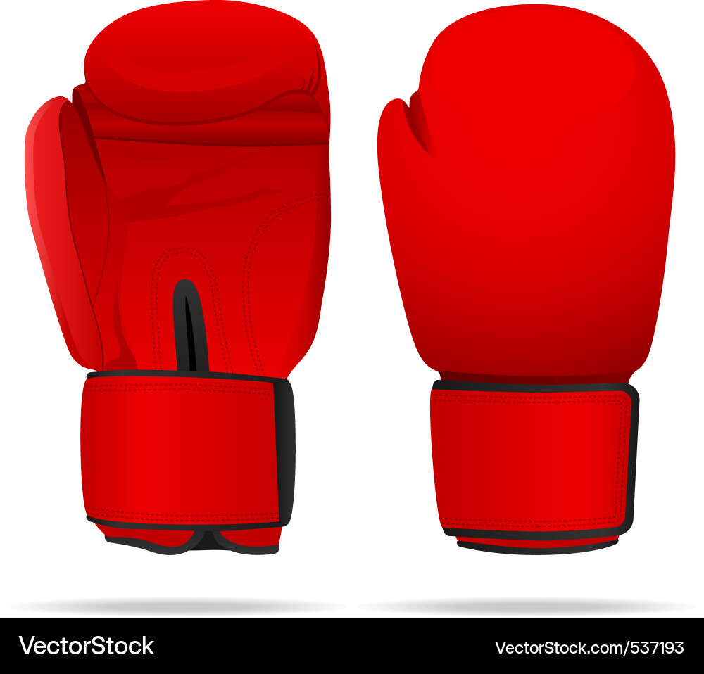Boxing gloves Royalty Free Vector Image - VectorStock