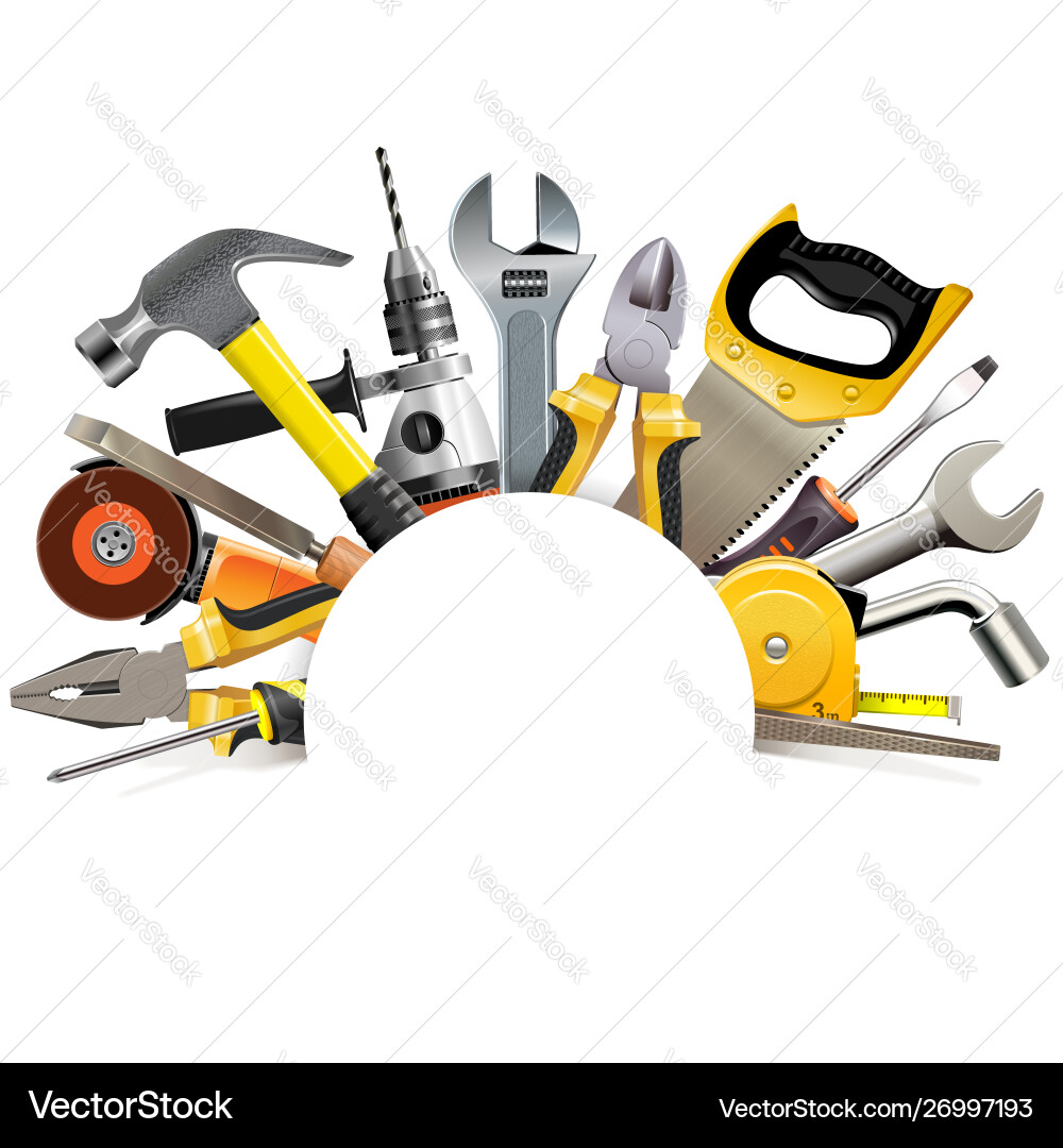 Hand Tools Collection Royalty Free Vector Image