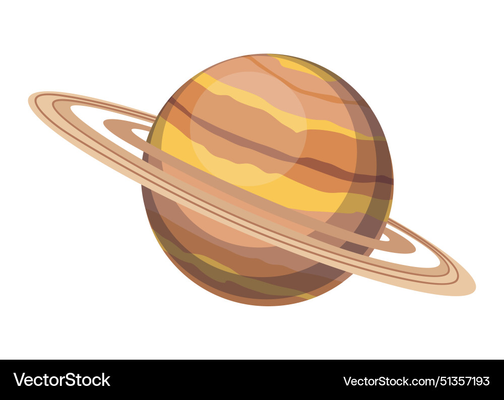 Solar system design icon element galaxy discovery Vector Image