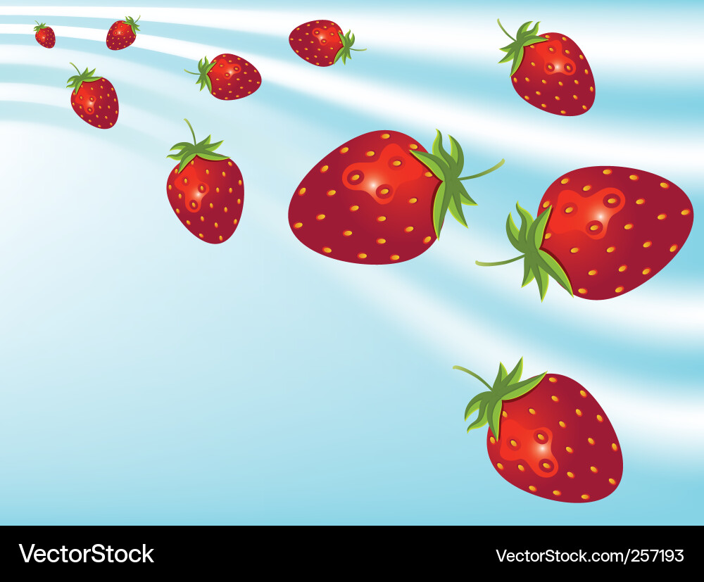 Strawberries Royalty Free Vector Image - VectorStock
