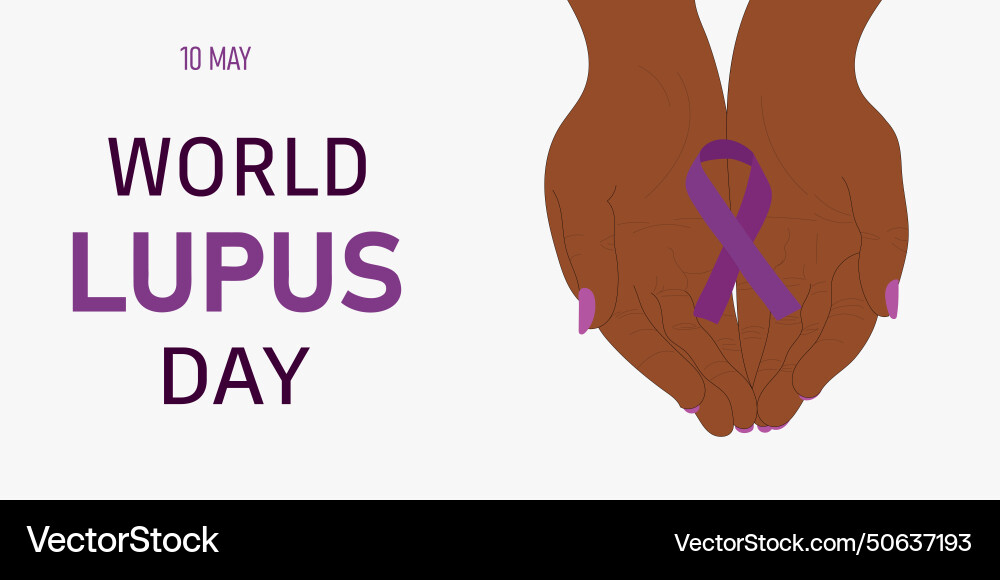 World lupus day banner Royalty Free Vector Image