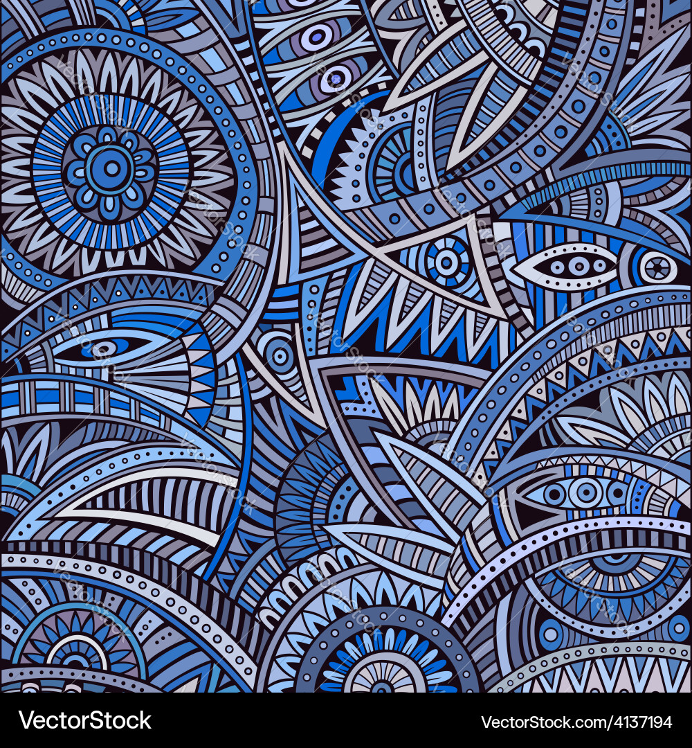 Abstract tribal ethnic background Royalty Free Vector Image