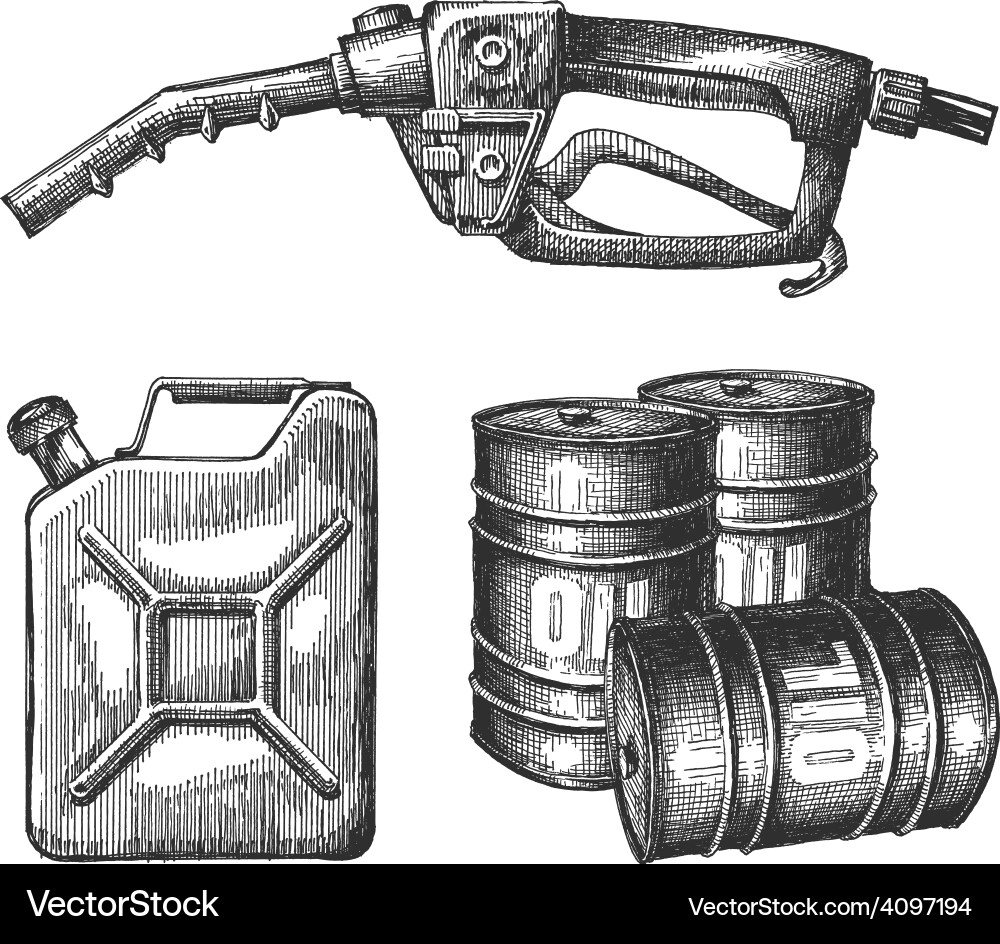 Gasoline logo design template petroleum Royalty Free Vector