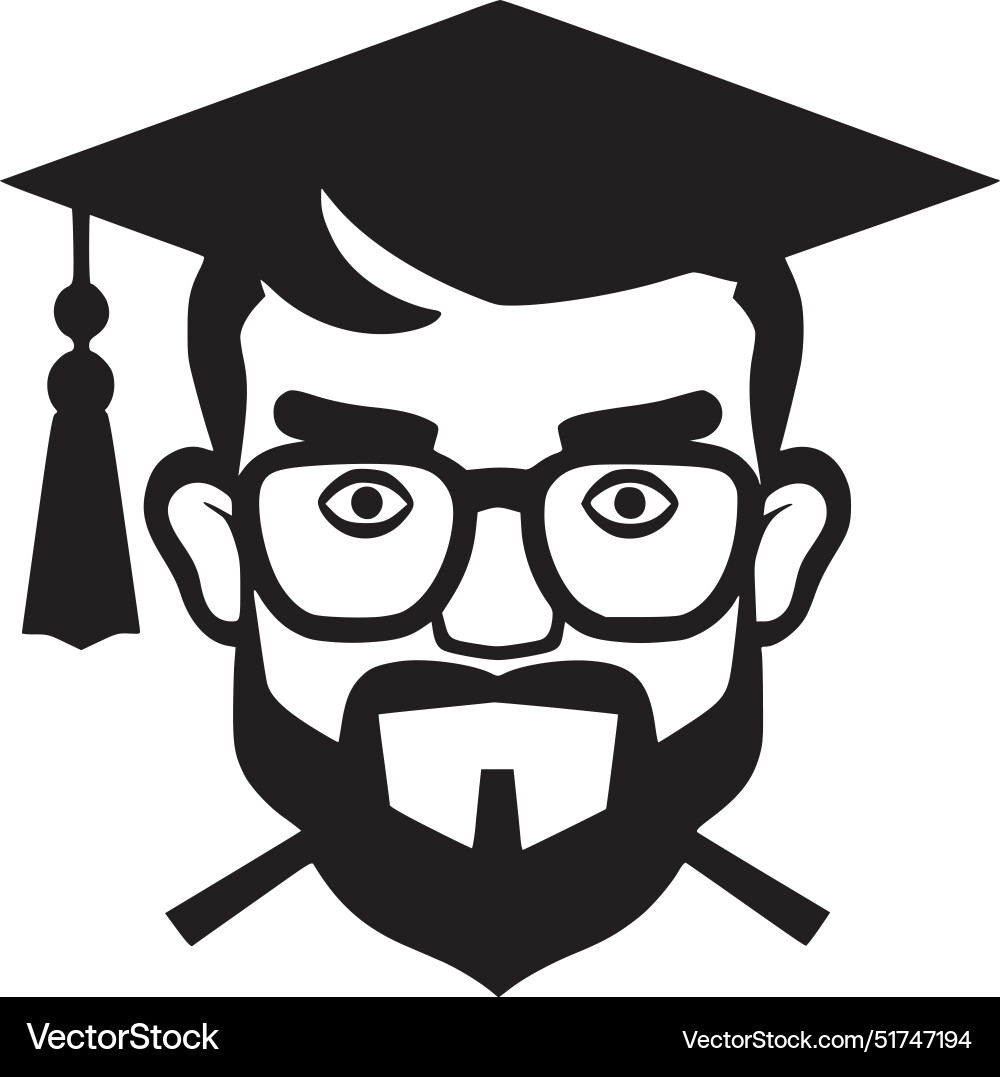 Grade - minimalist and flat logo Royalty Free Vector Image