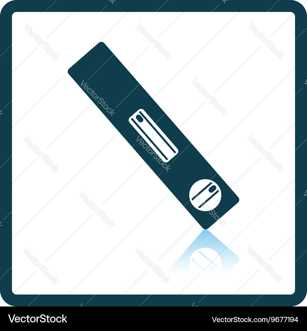 Icon of construction level Royalty Free Vector Image