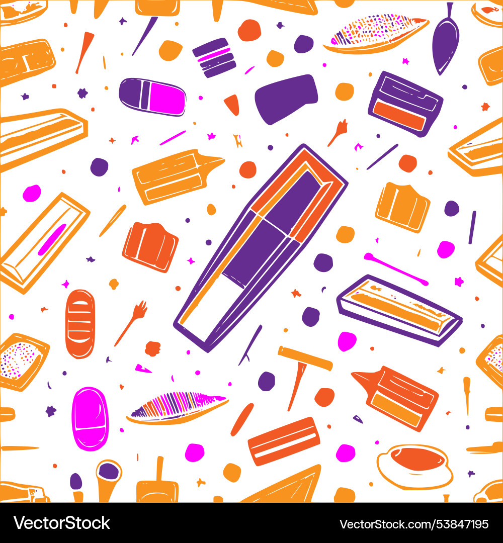 Coffin abstract pattern seamless Royalty Free Vector Image