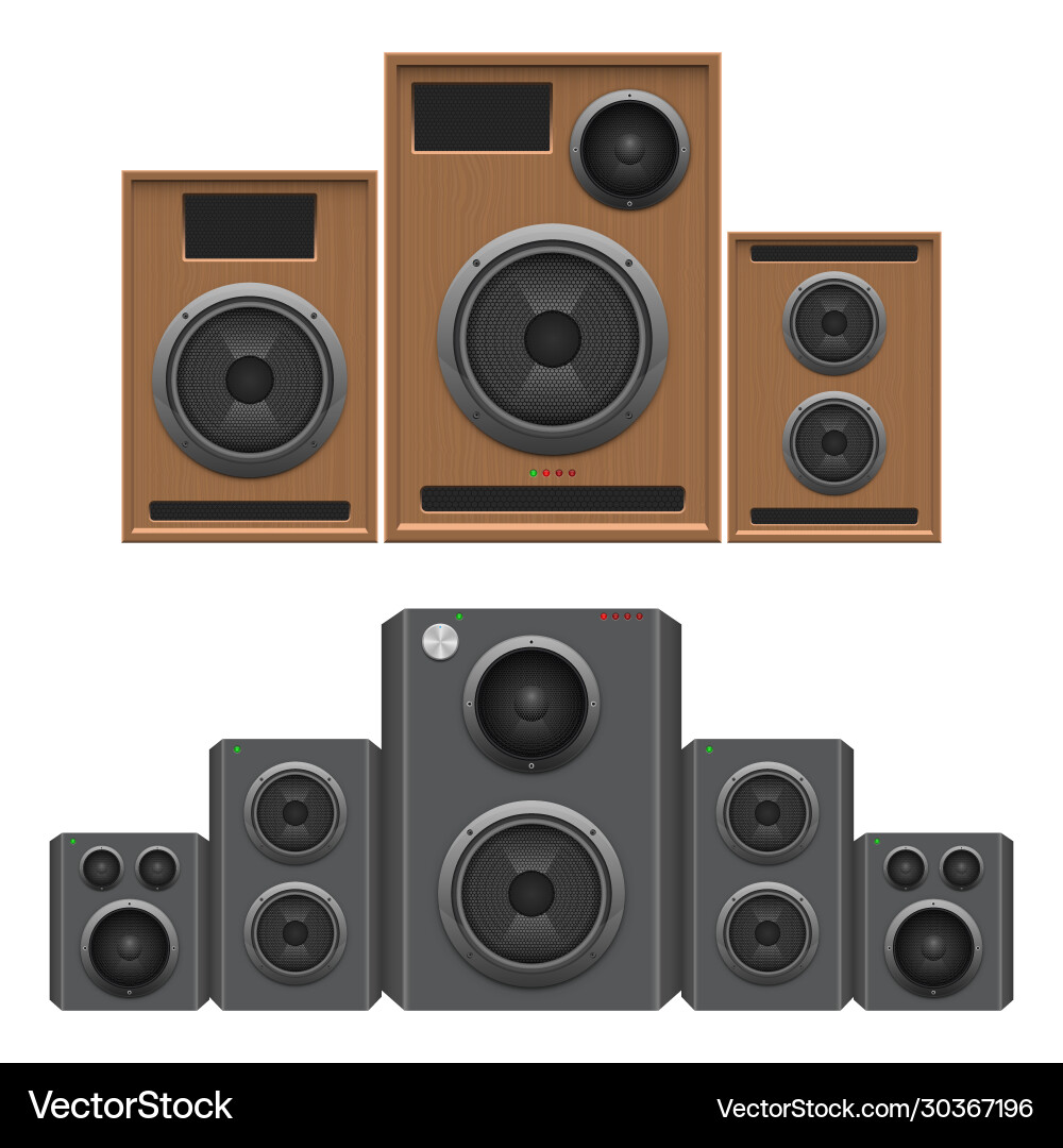 Audio speaker Royalty Free Vector Image - VectorStock