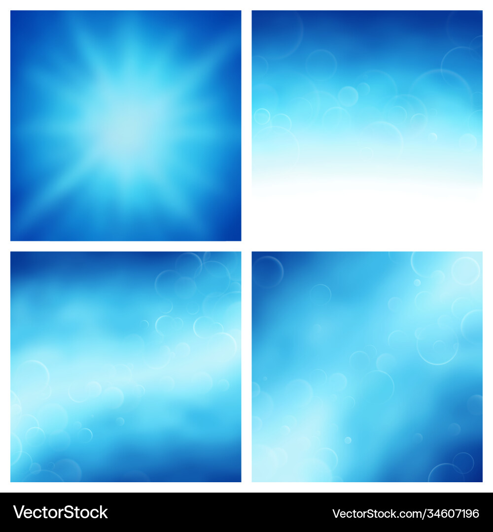 Clear sky backgrounds Royalty Free Vector Image