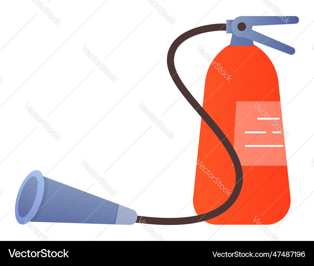 Fire extinguisher - modern flat design style Vector Image