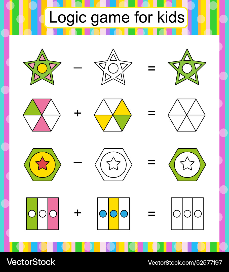 Game for kids find and color the missing parts Vector Image