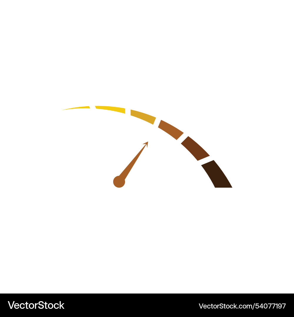 Speedometer graphic design template Royalty Free Vector