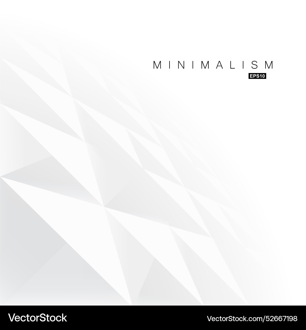 Abstract background with white and gray geometric Vector Image