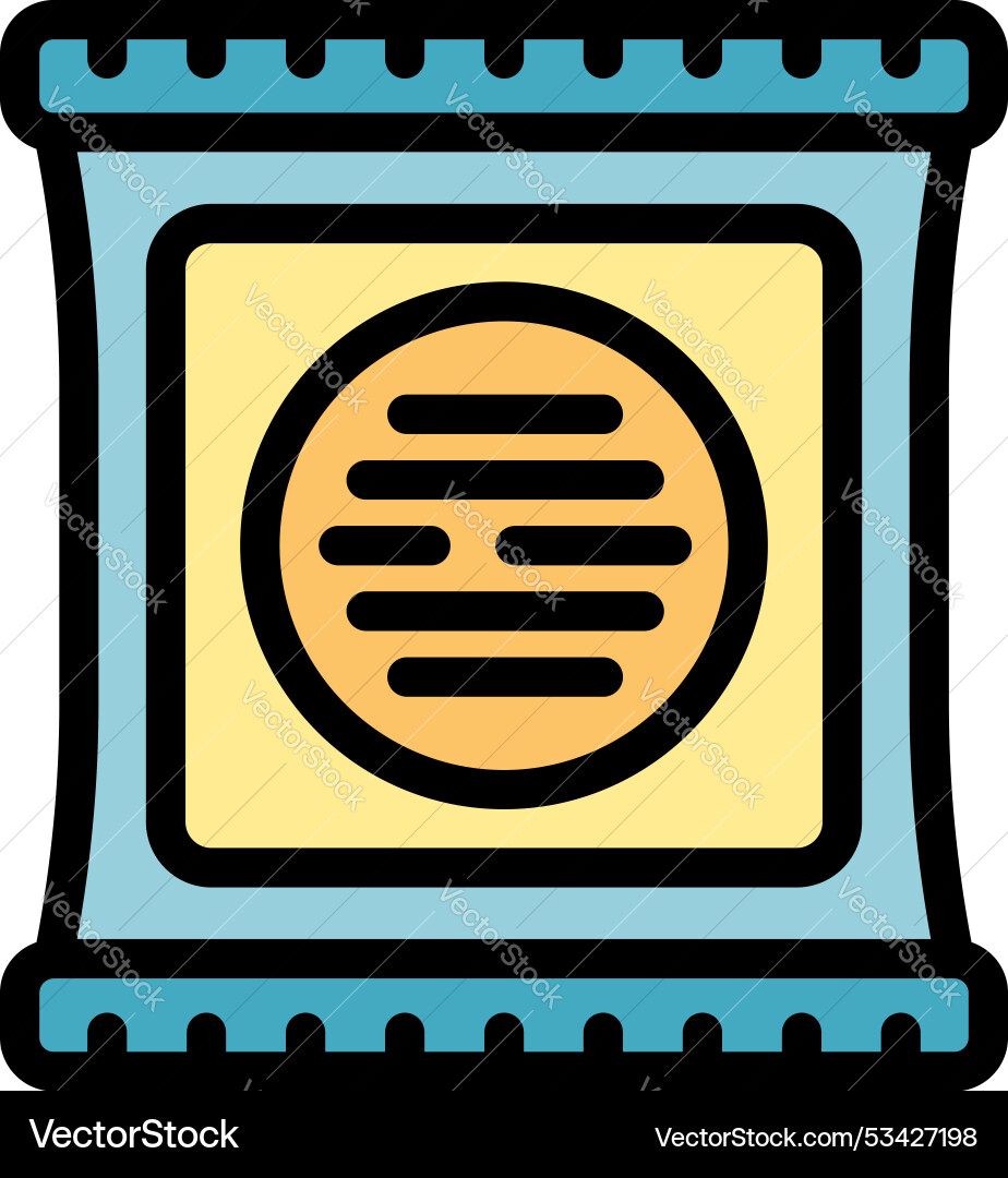 Round sewer drain system icon showing water Vector Image
