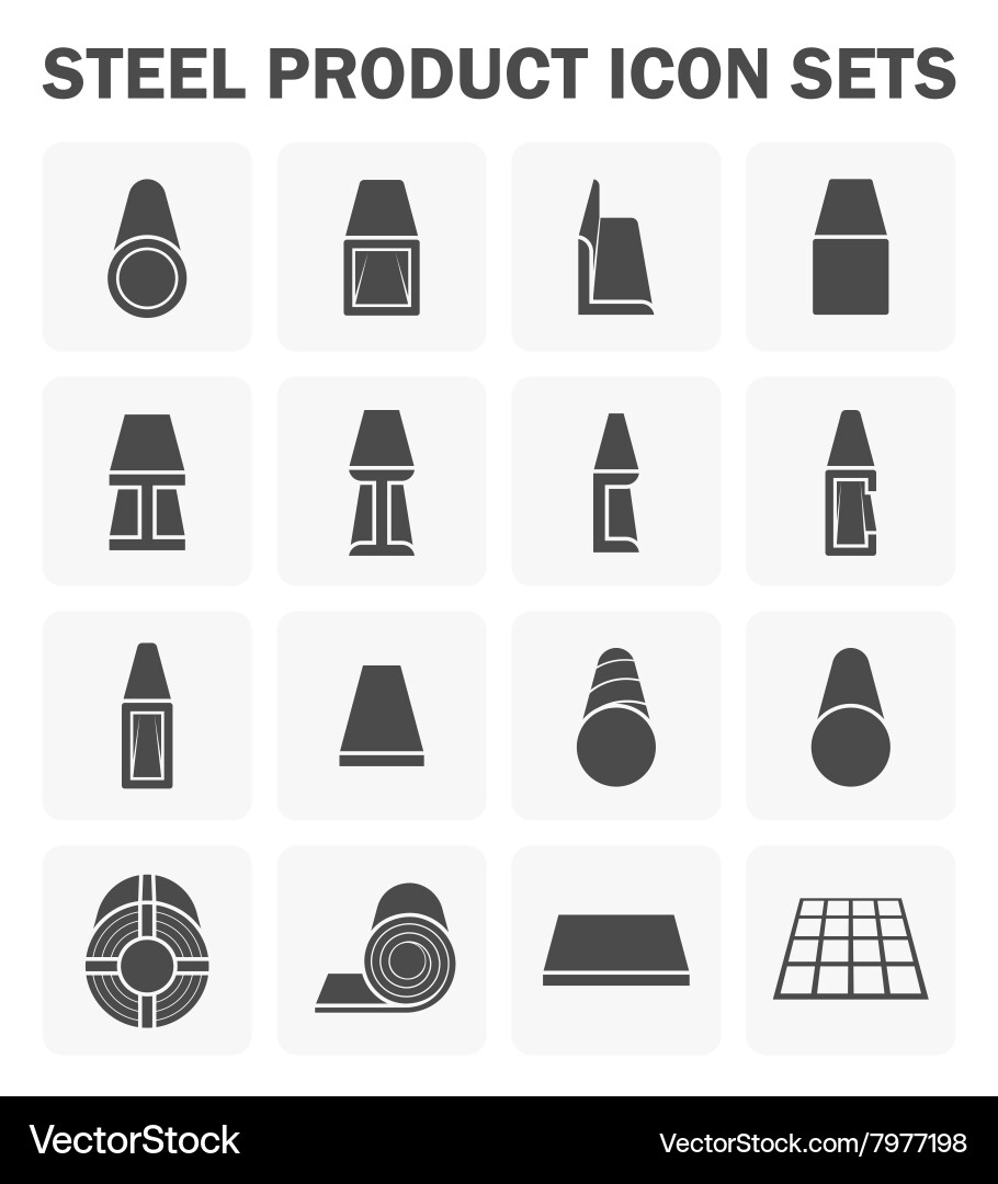 Steel structure material Royalty Free Vector Image