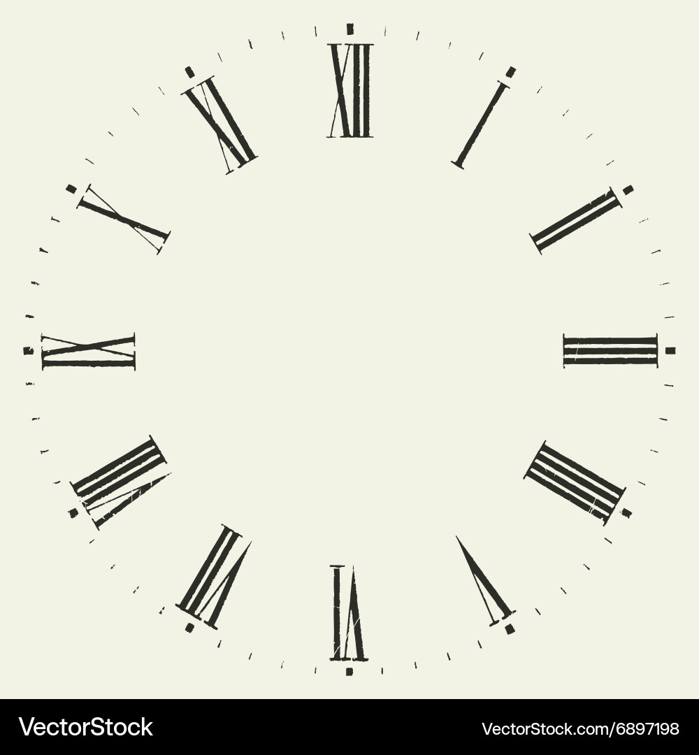 Vintage dial Royalty Free Vector Image - VectorStock