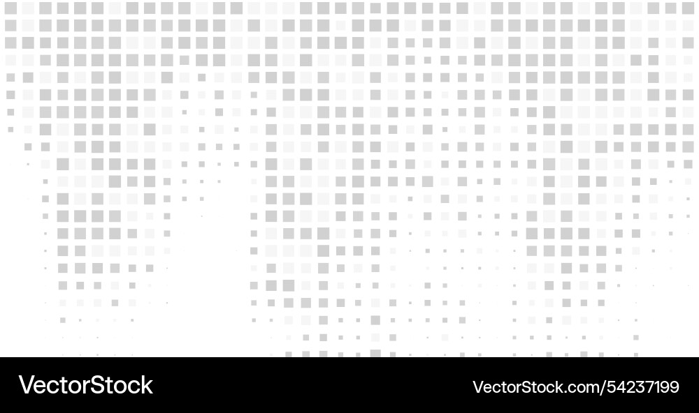 Abstract pixelated dotted pattern banner Vector Image