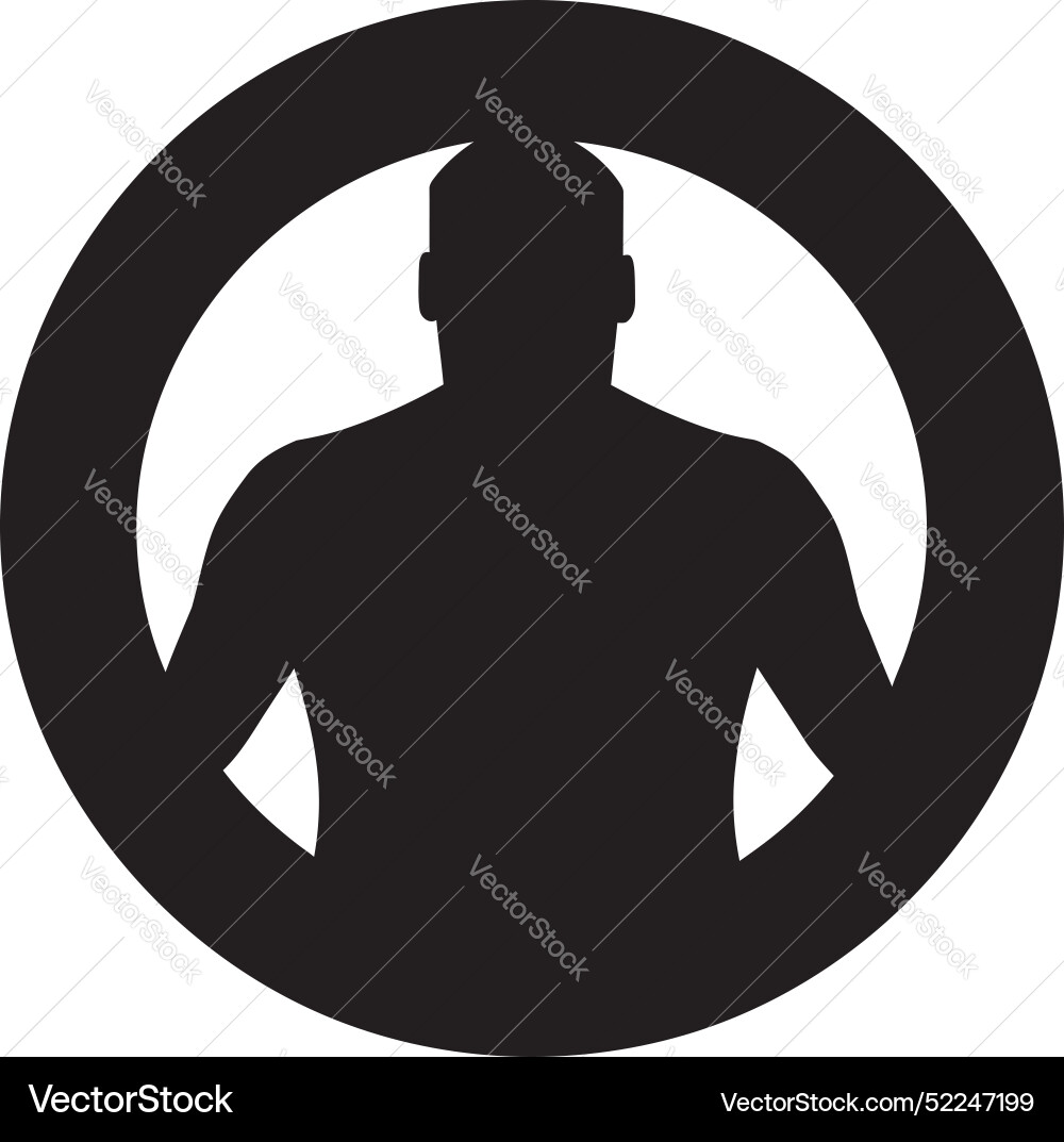 Body balance 90 word iconic design for human Vector Image
