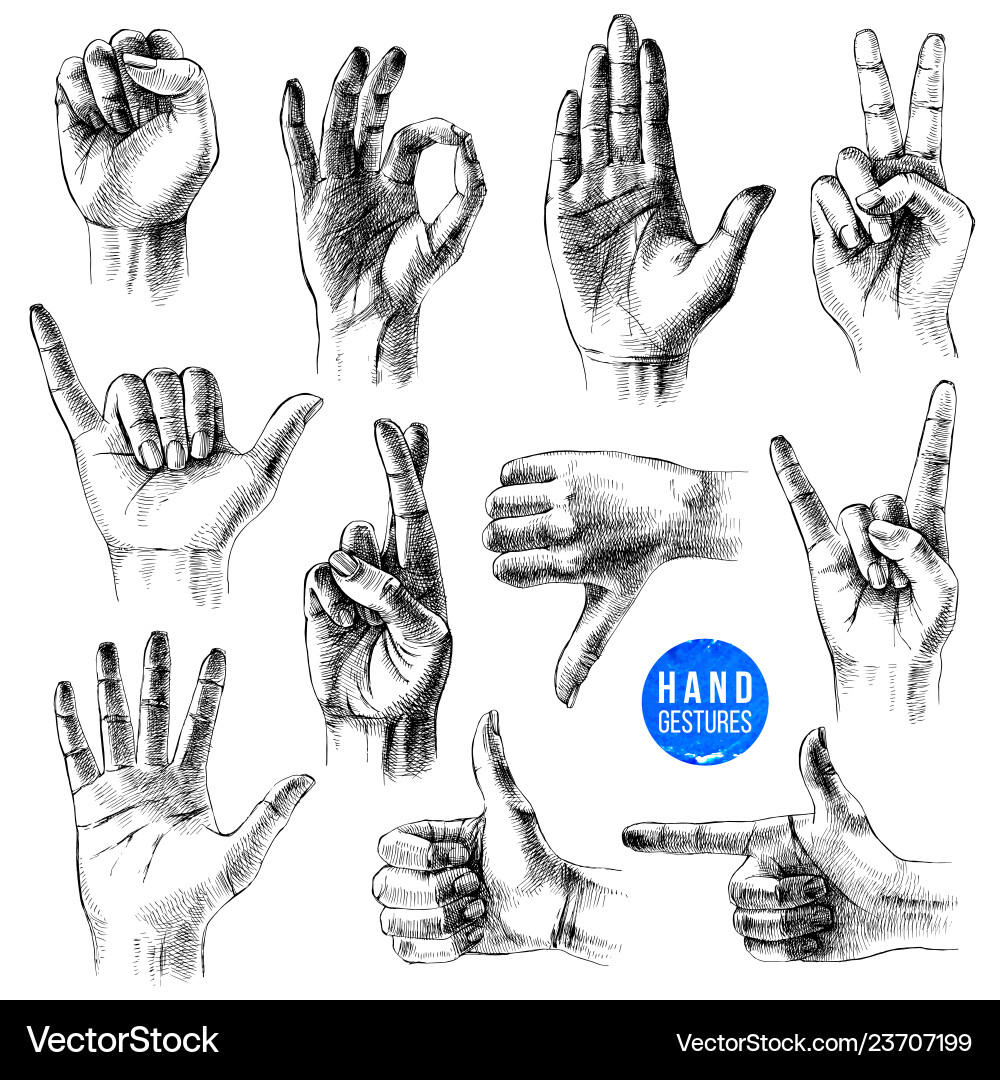 Shaka Hand Sketch Vector Images (44)