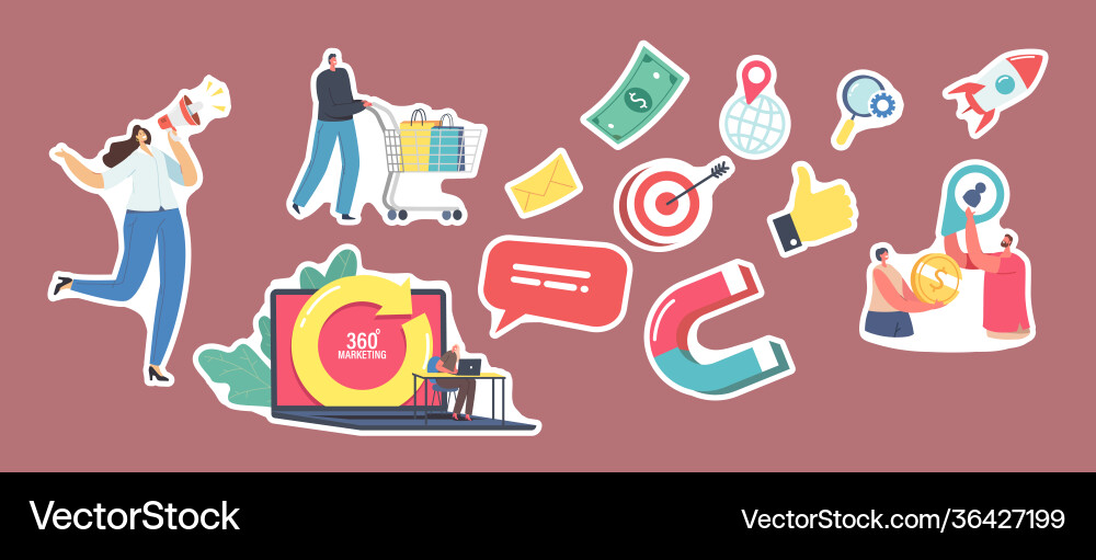 Customer 360 Vector Images (over 240)