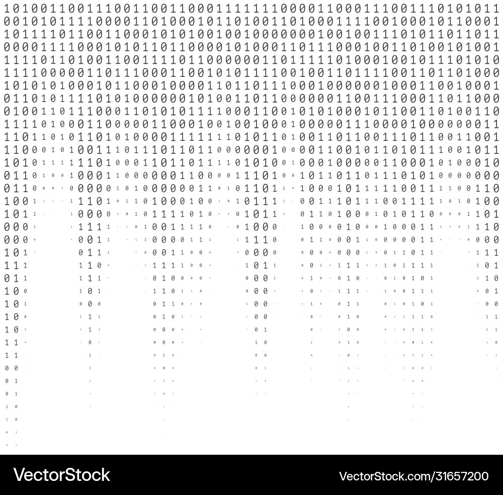 Binary numbers texture Royalty Free Vector Image