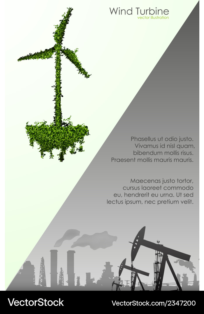 Concept of natural sources supply Royalty Free Vector Image