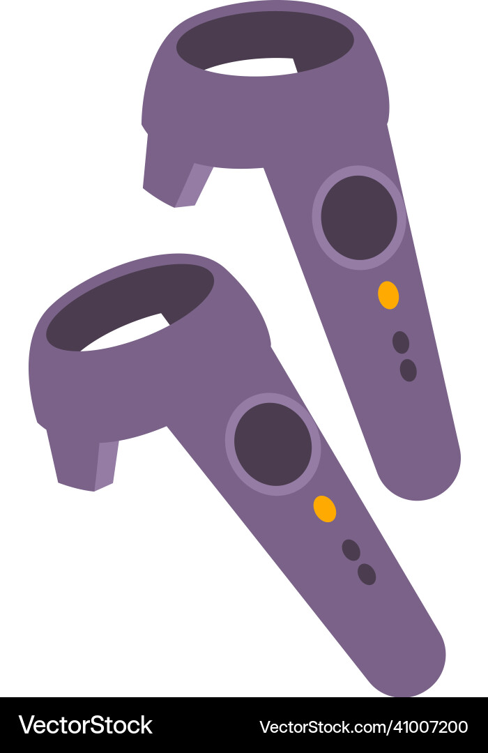 Virtual reality controllers Royalty Free Vector Image