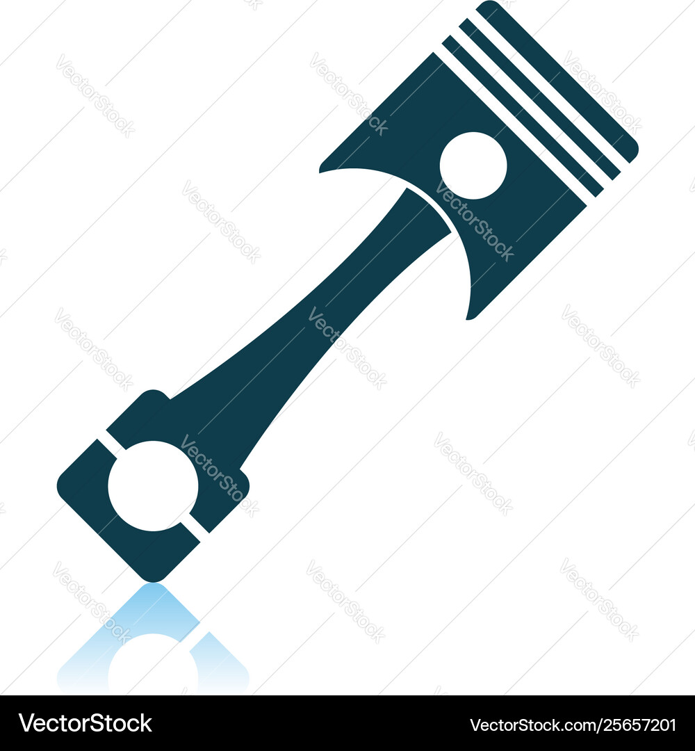 Car motor piston icon Royalty Free Vector Image