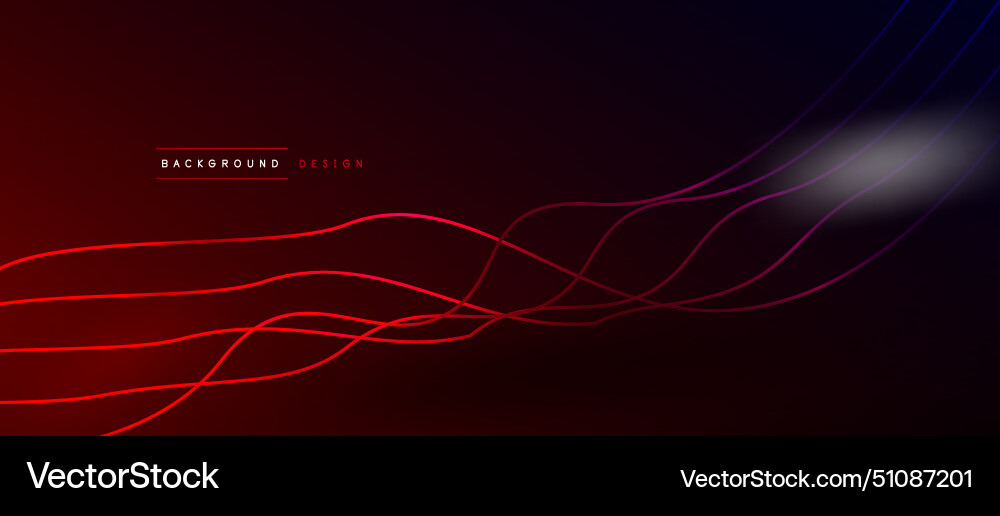 Electric blue wave in the sky creates a vibrant Vector Image