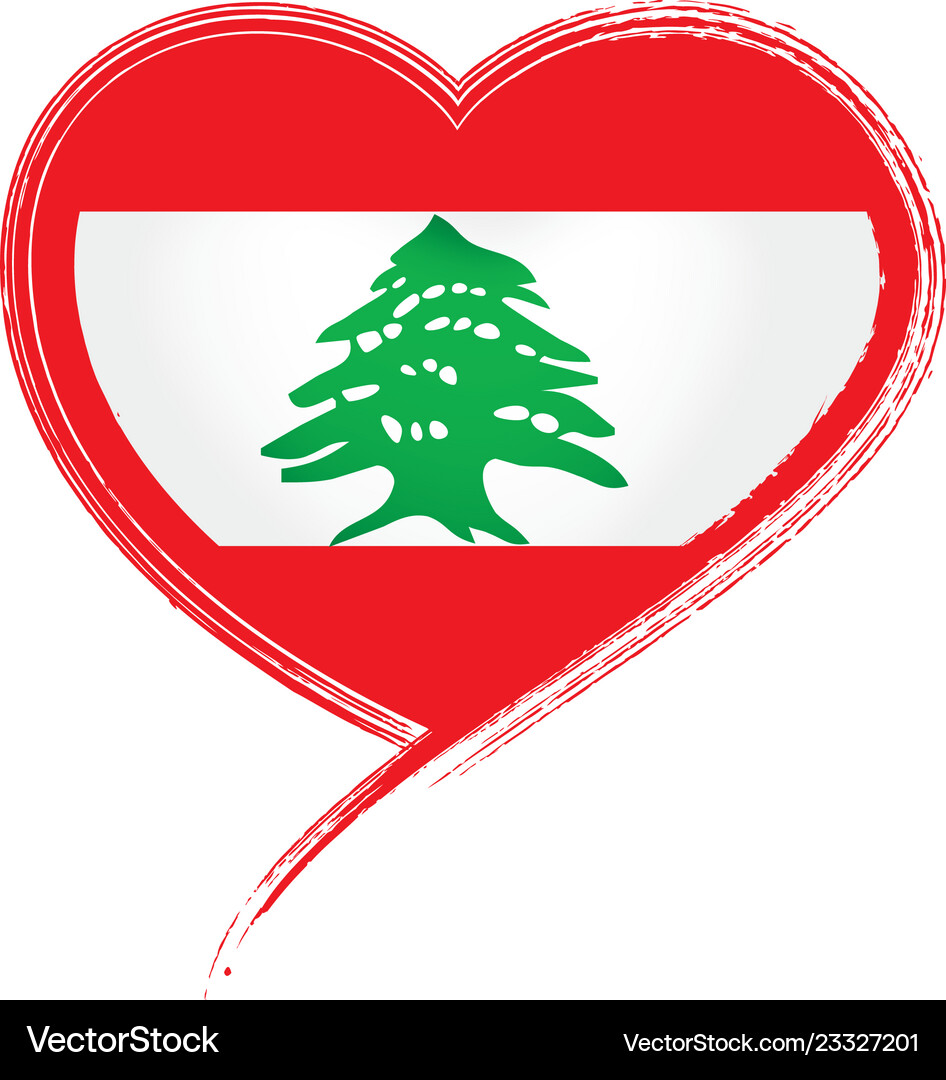 Lebanon heart Vector Images & Graphics for Commercial Use | VectorStock