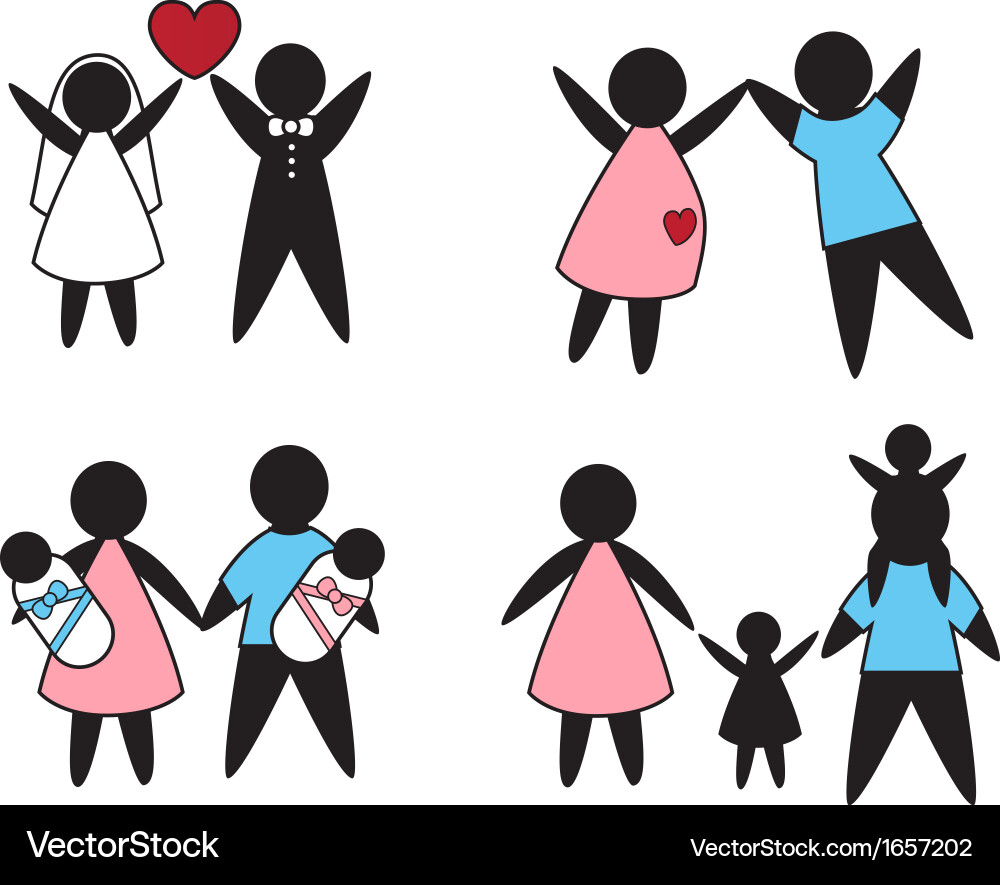 Family values Royalty Free Vector Image - VectorStock