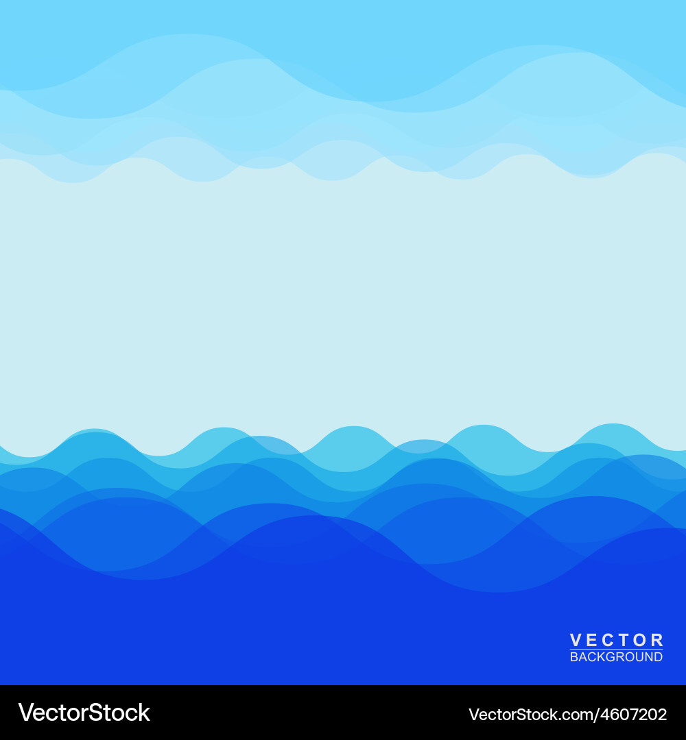Sea wave 005 Royalty Free Vector Image - VectorStock