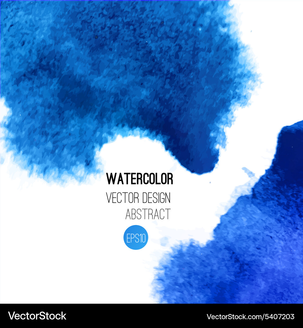 Abstract watercolor background Royalty Free Vector Image