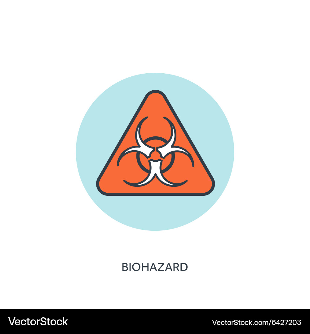 Biohazard danger Royalty Free Vector Image - VectorStock