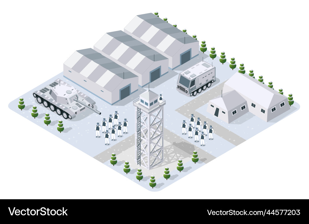Set armed military transport object and war combat