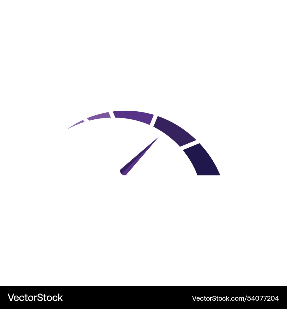 Speedometer graphic design template Royalty Free Vector