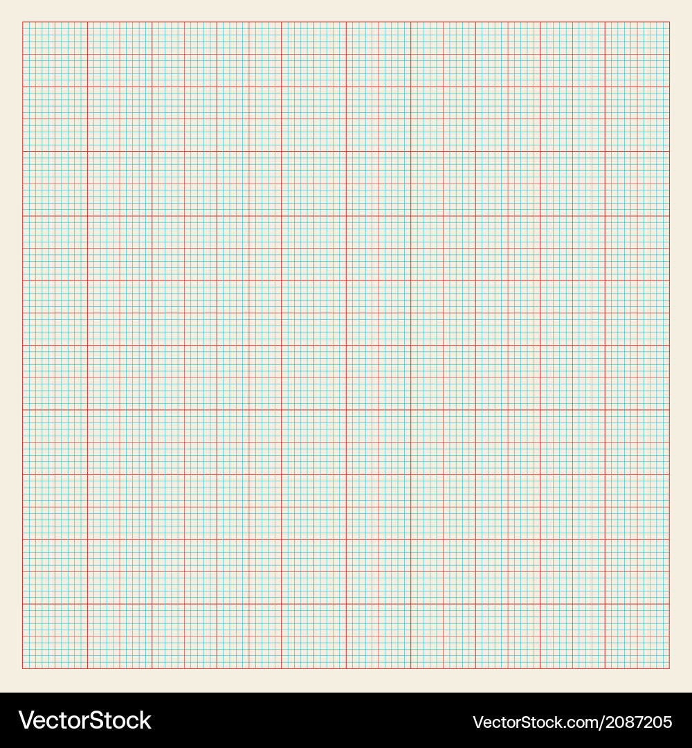 Graph paper background Royalty Free Vector Image