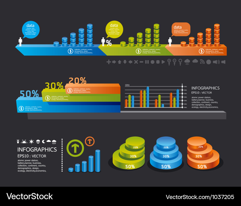 Info graphic icon Royalty Free Vector Image - VectorStock