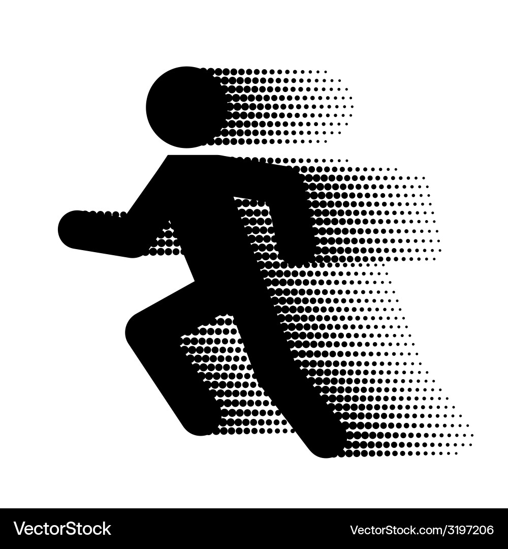 Running Royalty Free Vector Image - VectorStock