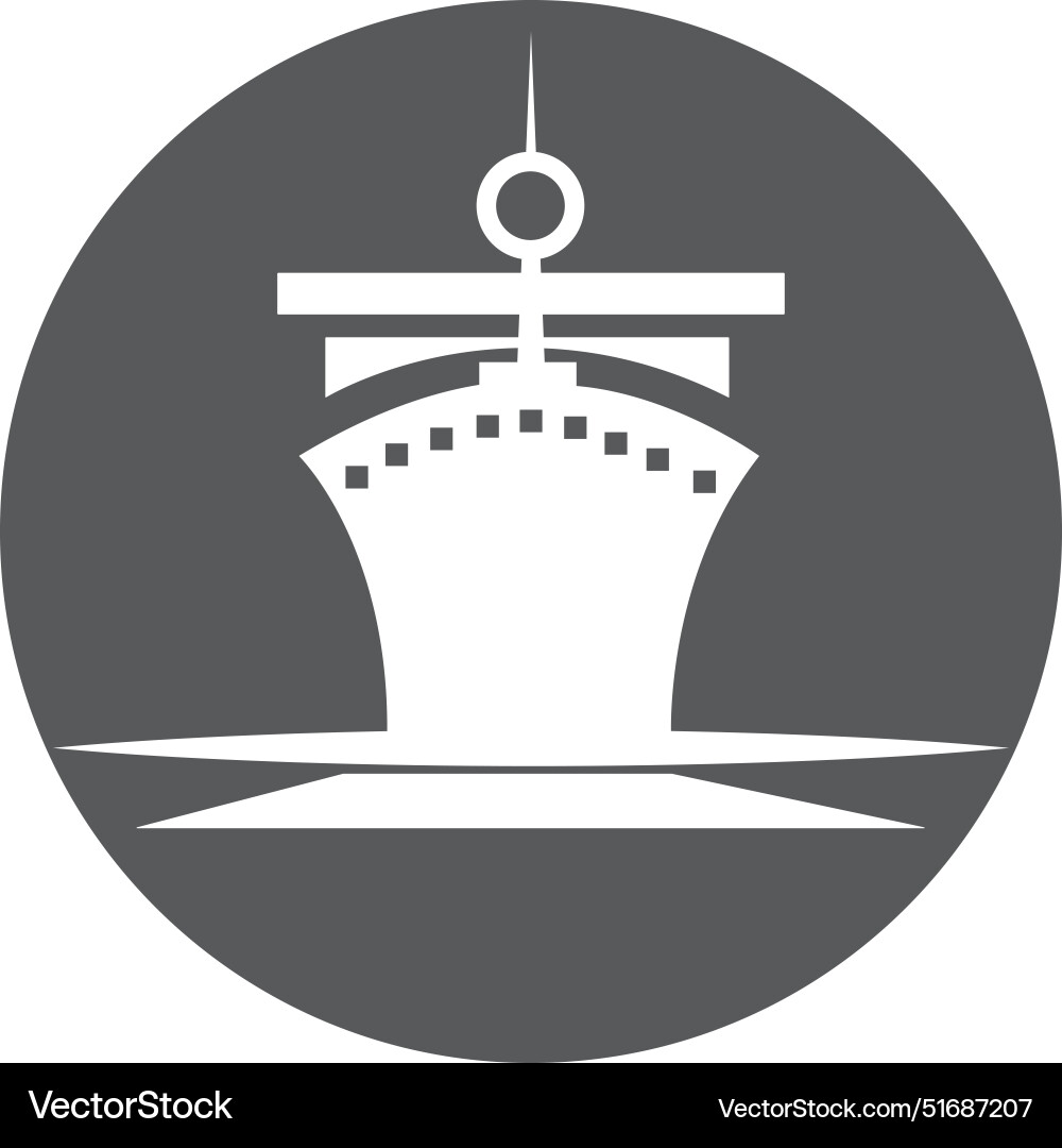 Shipping logo design transport template Royalty Free Vector