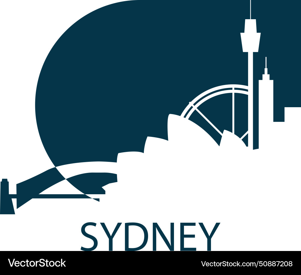 Sydney logo Royalty Free Vector Image - VectorStock