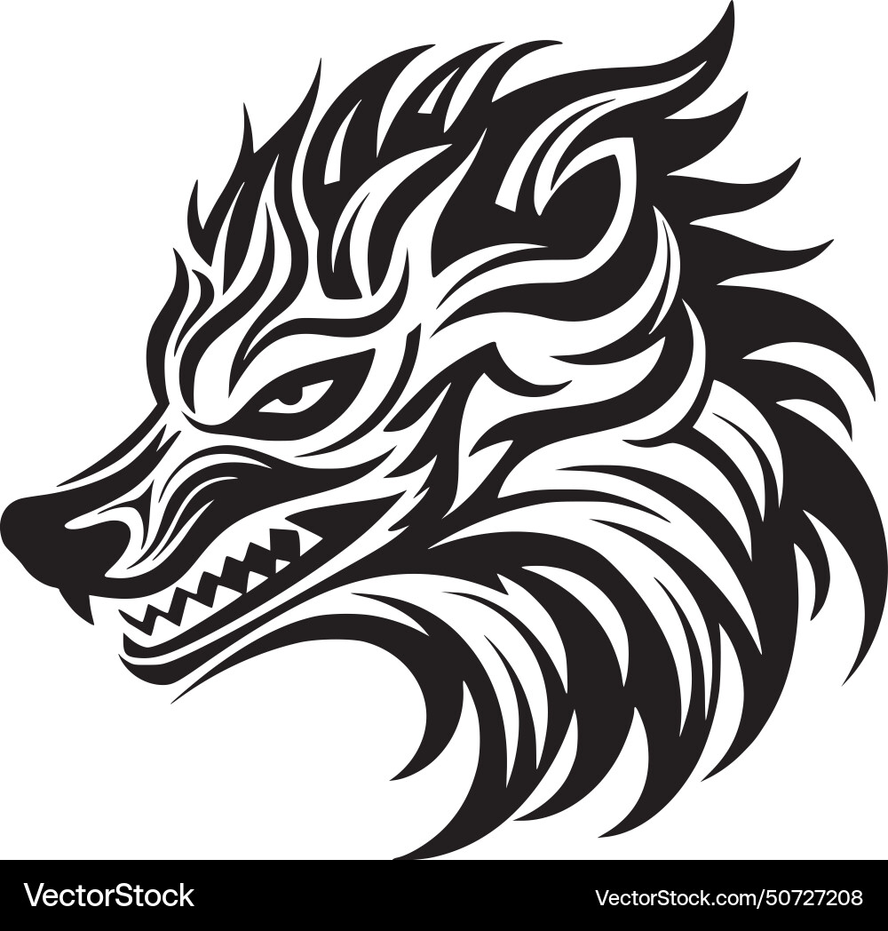 Wolf - high quality logo ideal for t-shirt Vector Image